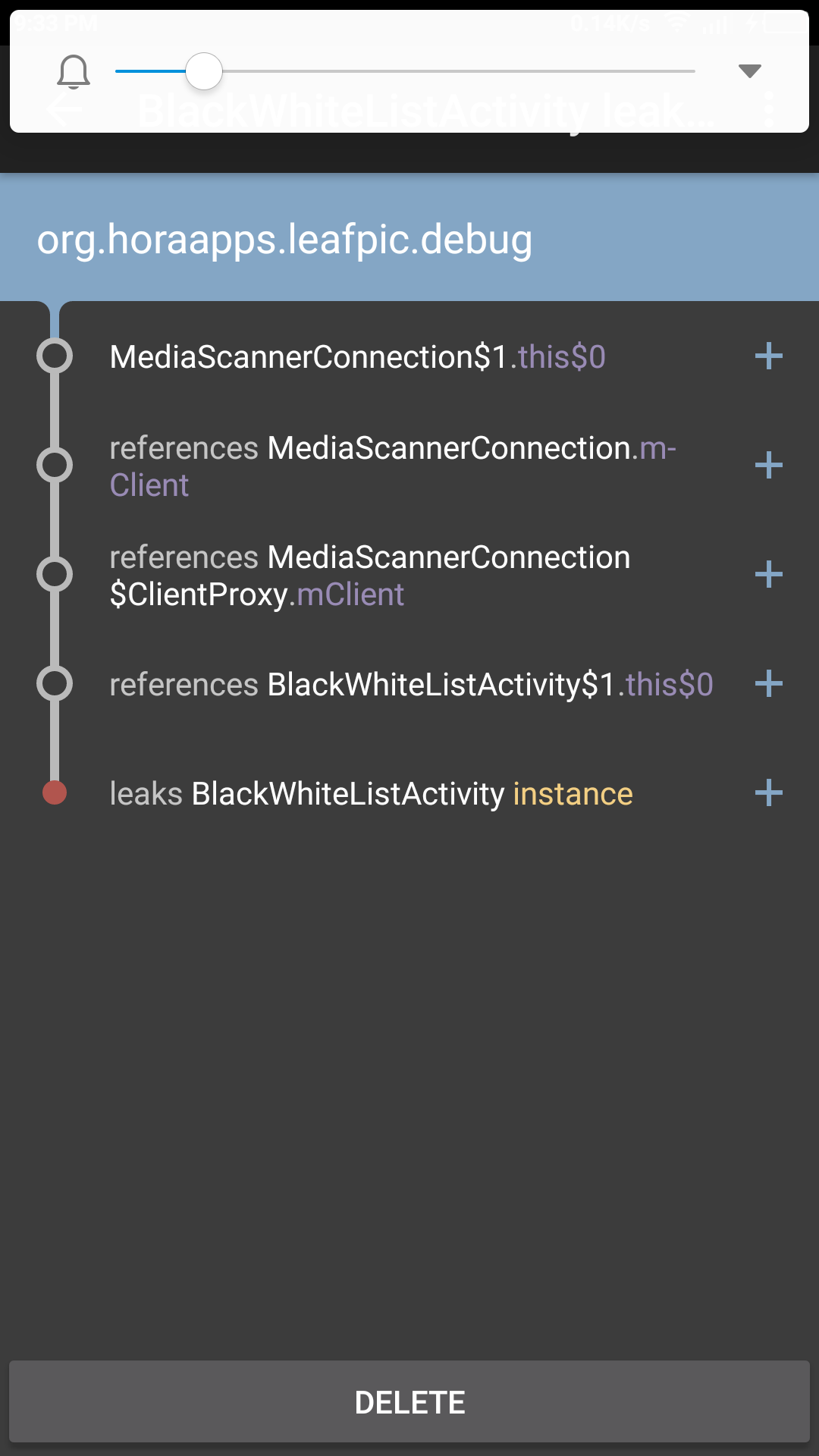 Memory Leak · Issue #557 · UnevenSoftware/LeafPic · GitHub