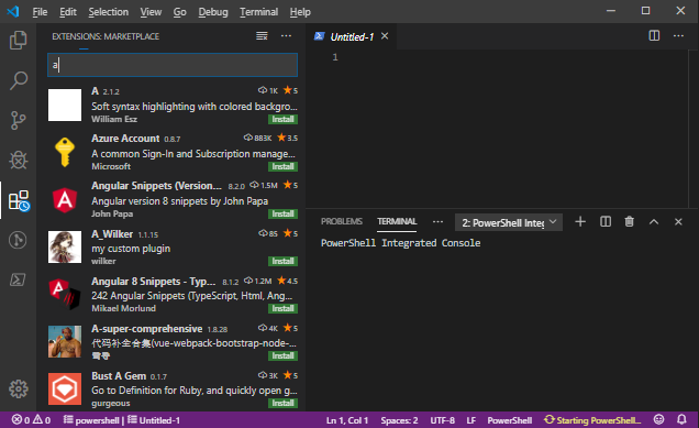 Cannot connect to the Extensions Marketplace if opened as administrator · Issue #87194 ...