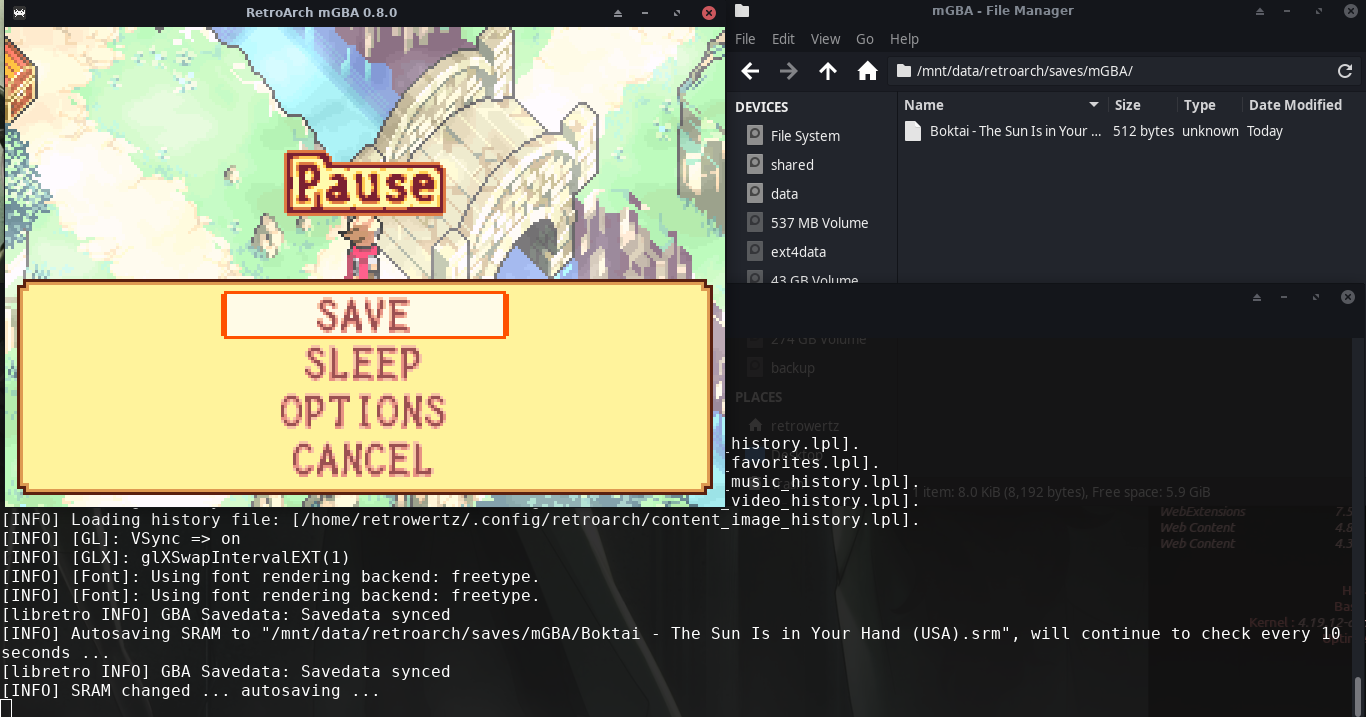 Eeprom in game save fails to load (RetroArch) · Issue #1251 · mgba-emu/mgba · GitHub