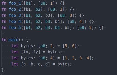 Rust syntax highlighting: Destructured slice function arguments · Issue #18571 · atom/atom · GitHub