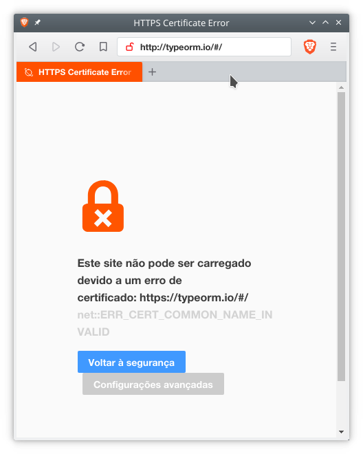Certificate Error · Issue 22 · Typeorm · Github