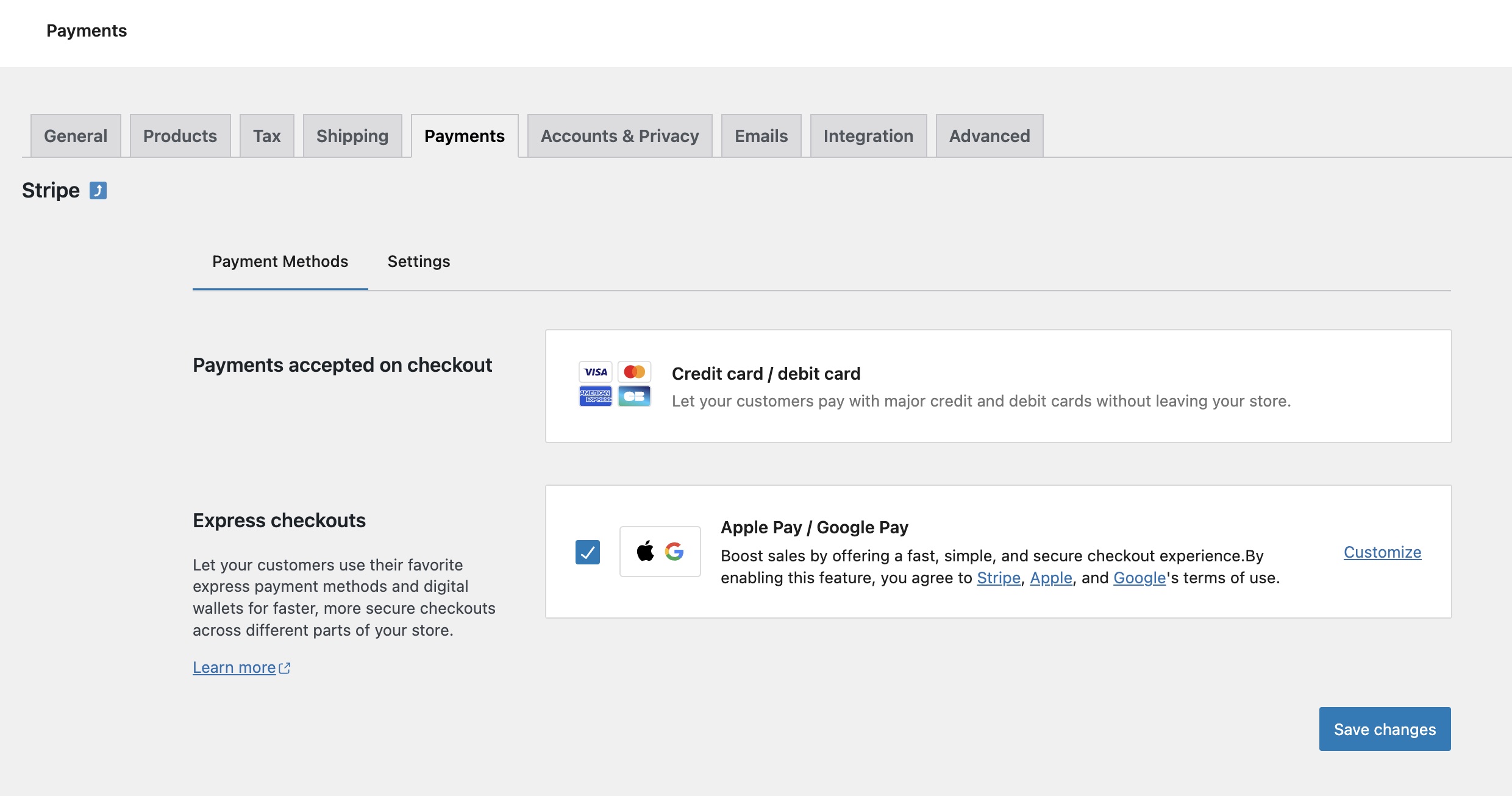 Stripe Link button do not disappear even if it is disabled · Issue #2479 · woocommerce ...