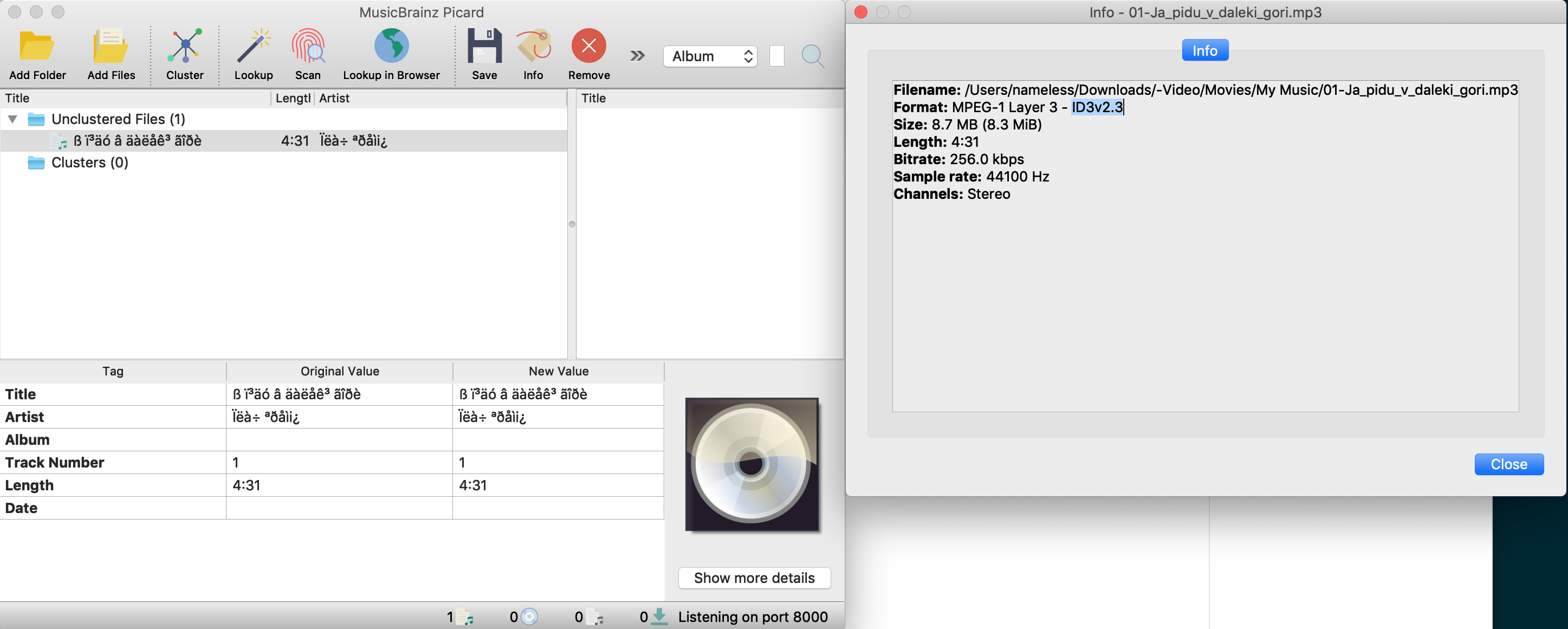 Garbled encoding of ID3 tags · Issue #193 · Borewit/music-metadata · GitHub