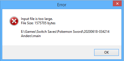 Error when Opening Save file for Pokemon SW/SH · Issue #2866 · kwsch/PKHeX · GitHub
