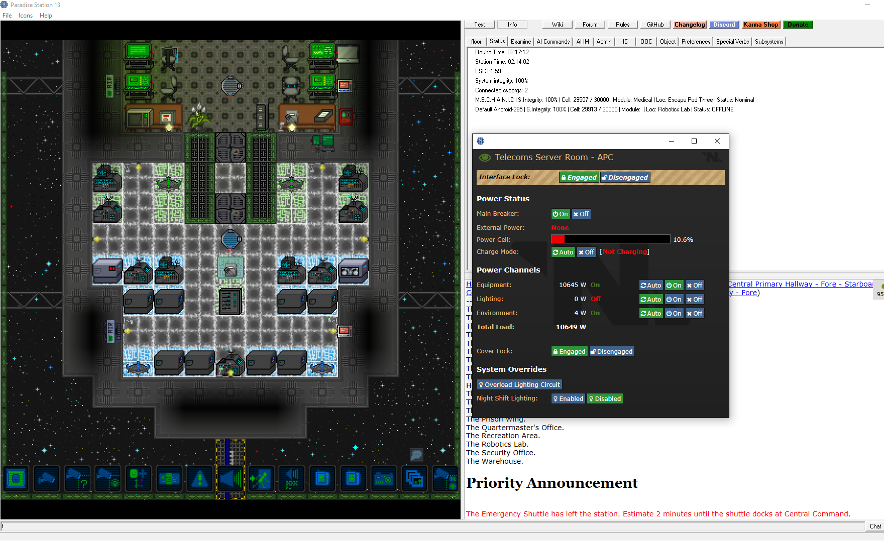 NSS Cererbron Telecomms APC Runs out of power too quick. · Issue #9645 ...
