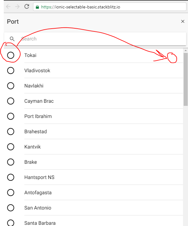 change select icon position to the right · Issue #193 · eakoriakin/ionic-selectable · GitHub