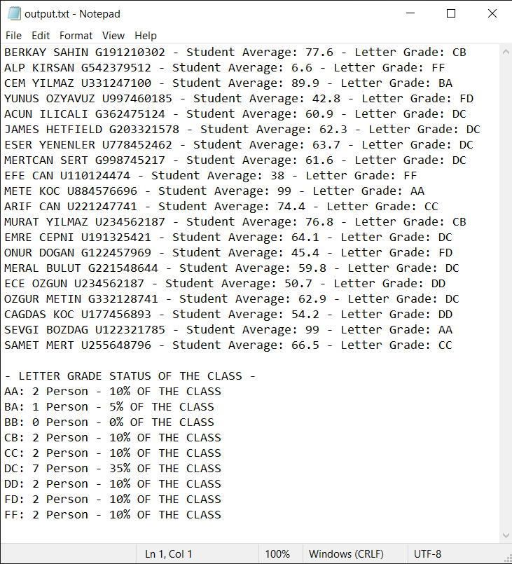 GitHub - berkaysahin/CollegeGrading-OOPProject