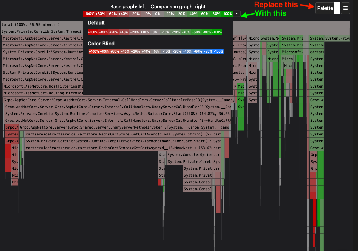Create New Color Palette Dropdown Component · Issue 745 · Grafana Pyroscope · Github
