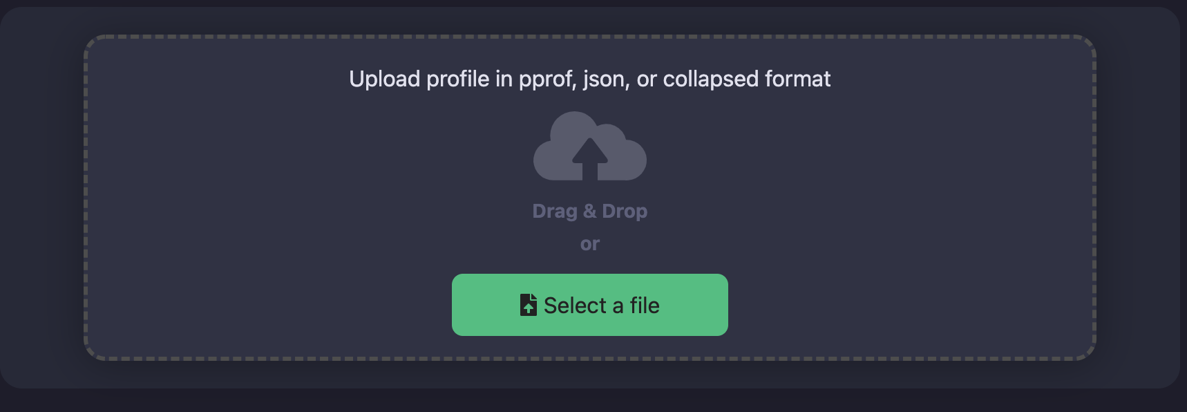 Improve UI of Adhoc drag and drop · Issue #1334 · grafana/pyroscope · GitHub