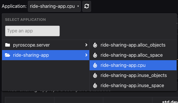 Add padding to bottom of app dropdown · Issue #1337 · grafana/pyroscope · GitHub
