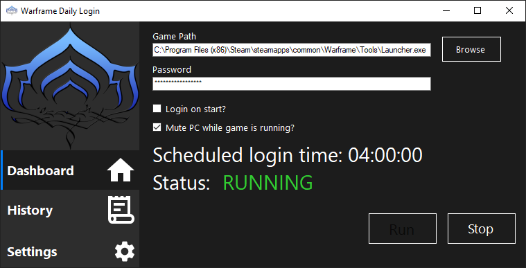 GitHub - Andrewsimsd/Warframe-Daily-Login: Logs a user into warframe ...