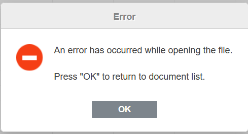 Opening Big Spreadsheet File Return Error : "The filesize exceeds the ...