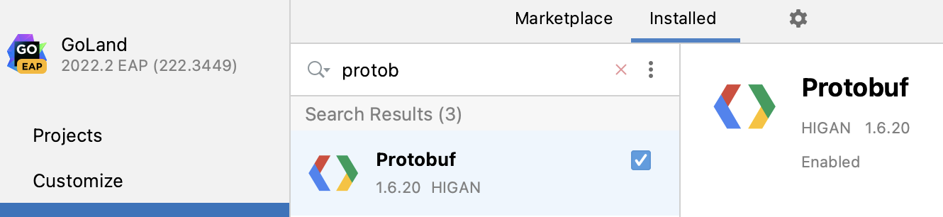 Plugin is not compatible with GoLand 2022.2 EAP · Issue #111 · devkanro/intellij-protobuf-plugin ...