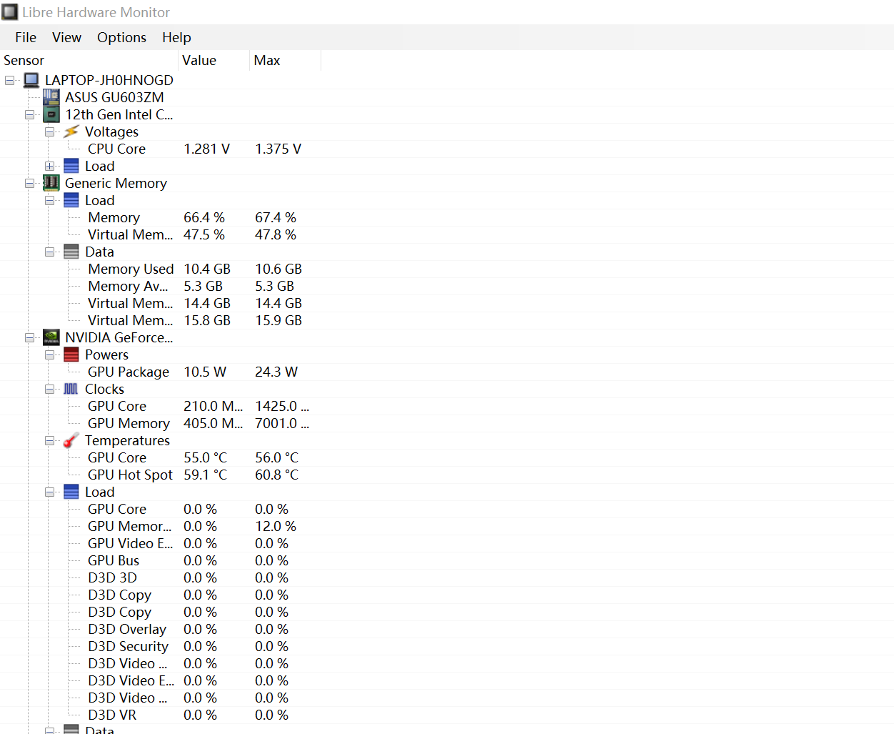 rog zephyrus 16 can't show cpu temperature correctly · Issue #769 · LibreHardwareMonitor ...