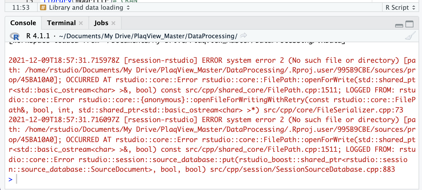 Warning in RStudio when starting · Issue #306 · rocker-org/rocker ...