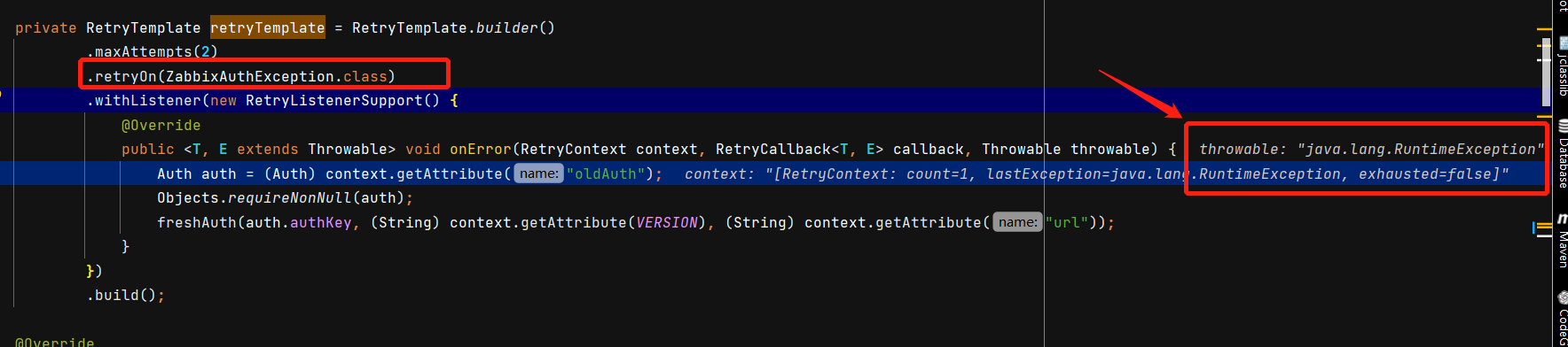 RetryListenerSupport#onError is triggered with an unexpected Exception · Issue #338 · spring ...