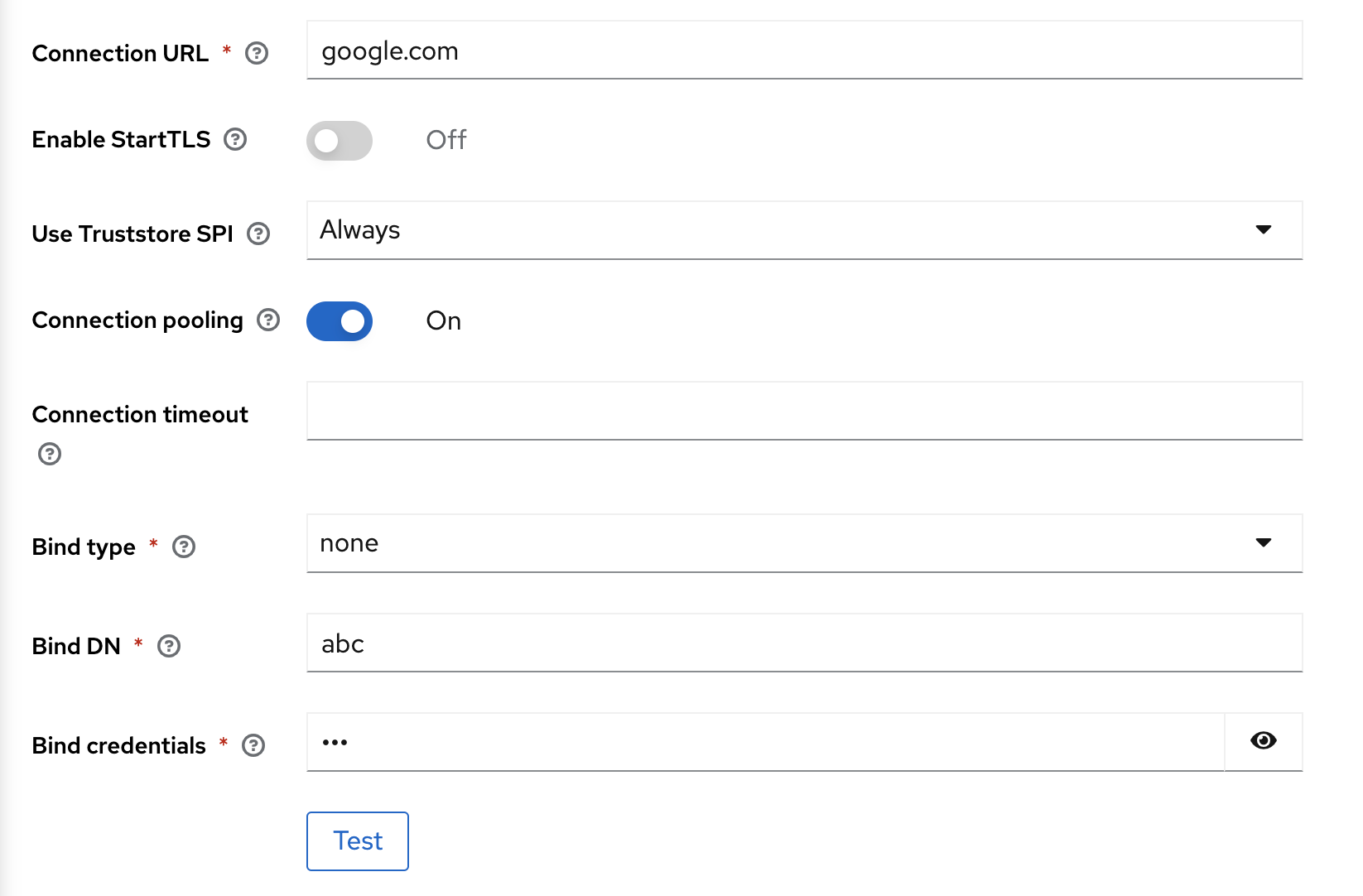 [UX review] User federation - LDAP · Issue #18788 · keycloak/keycloak · GitHub