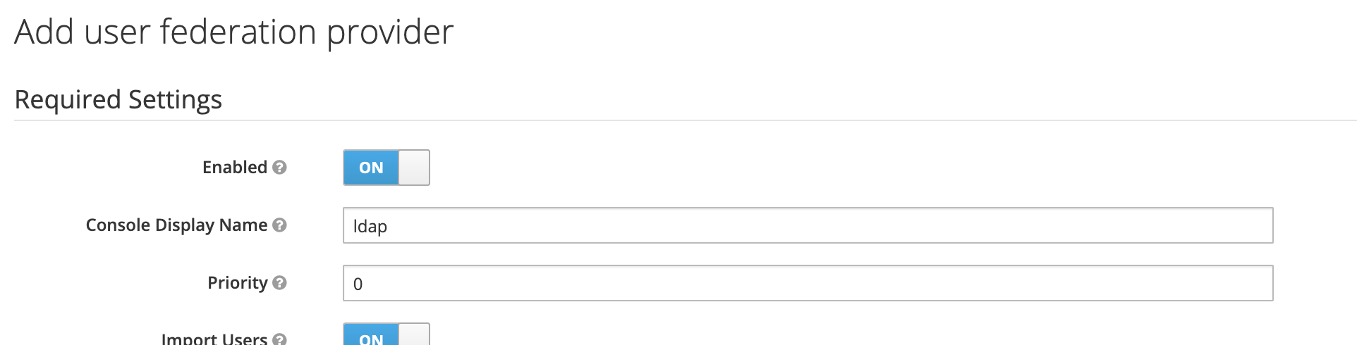 [UX review] User federation - LDAP · Issue #18788 · keycloak/keycloak · GitHub