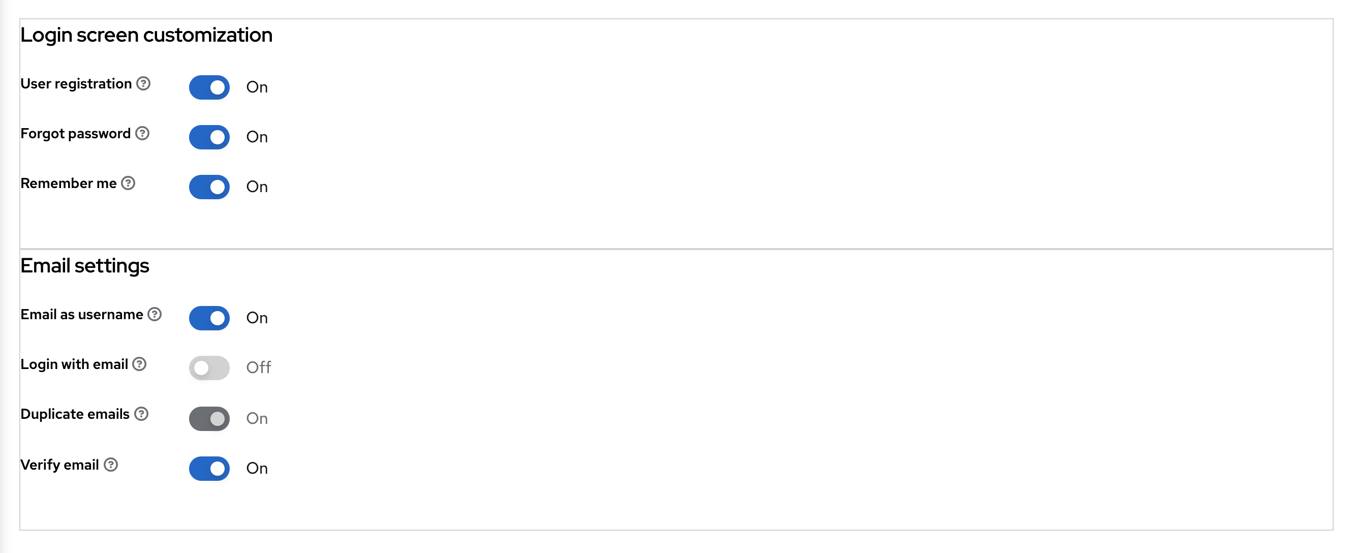 [UX Review] Realm settings - Login · Issue #18751 · keycloak/keycloak · GitHub
