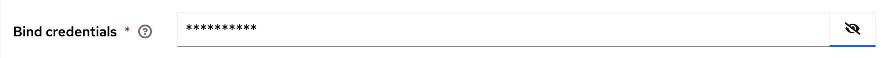 Ux Review Remove The Eye Icon Of The Bind Credentials After Creating An Ldap Provider · Issue 6045