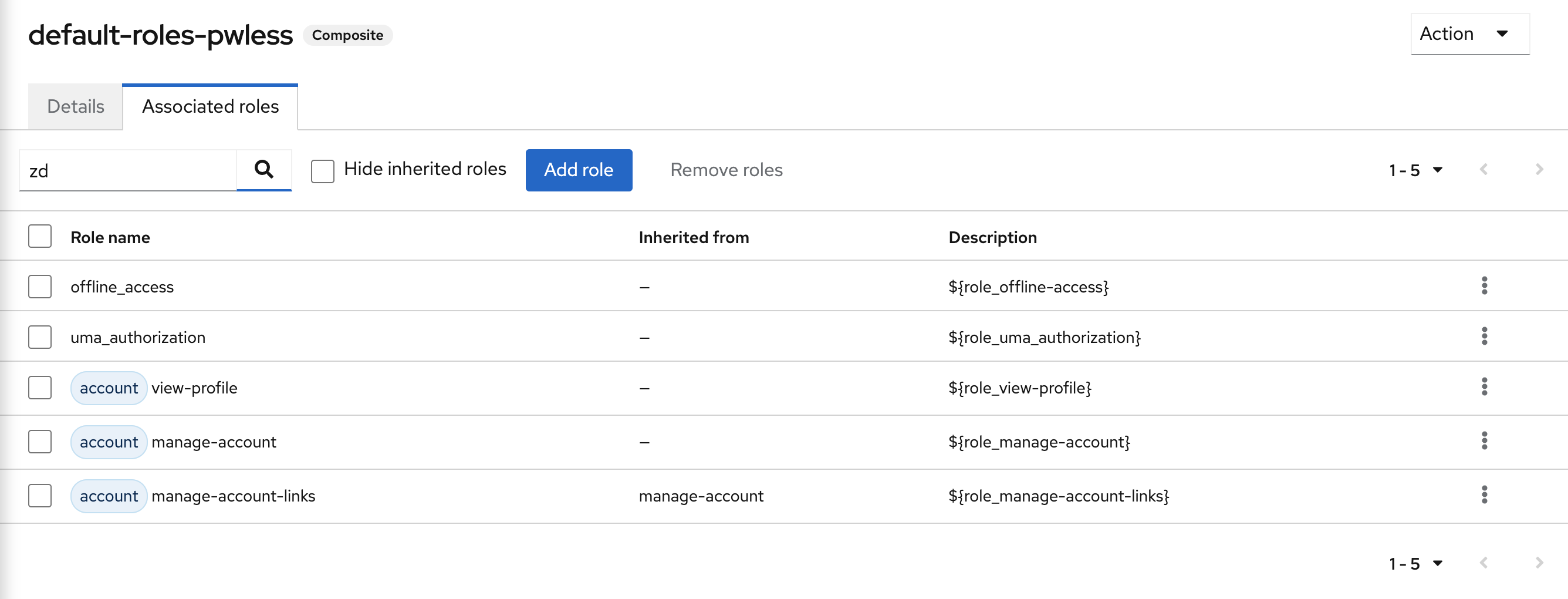 [UX Review] The search function of Realm roles doesn't work · Issue #18908 · keycloak/keycloak ...