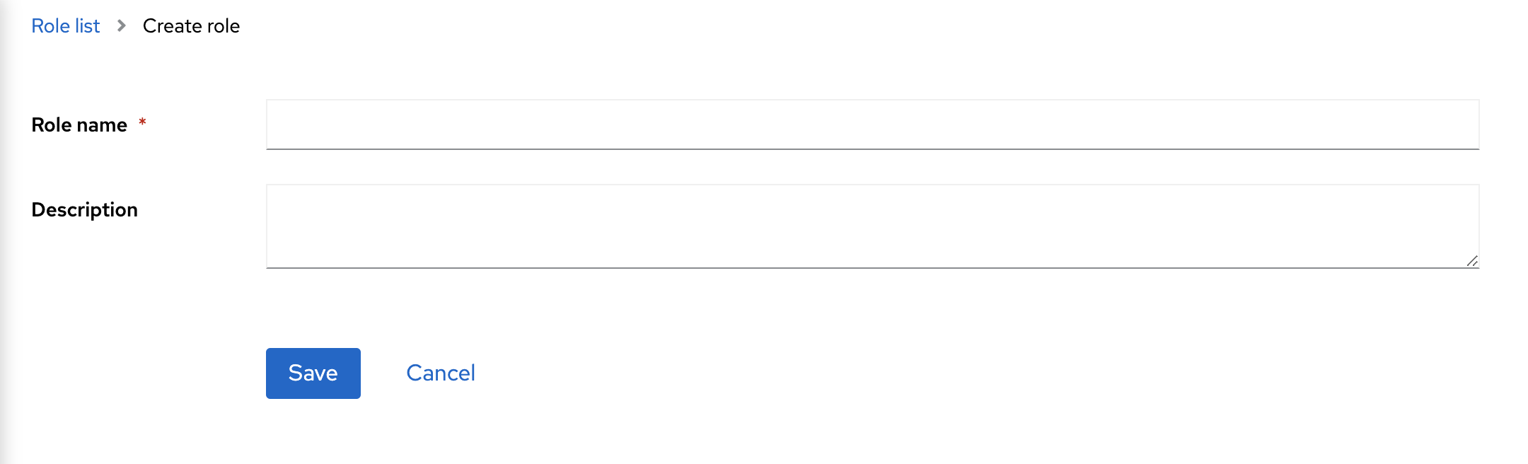 [UX Review] Realm role creation page: header is missing and cancel doesn't work · Issue #18491 ...
