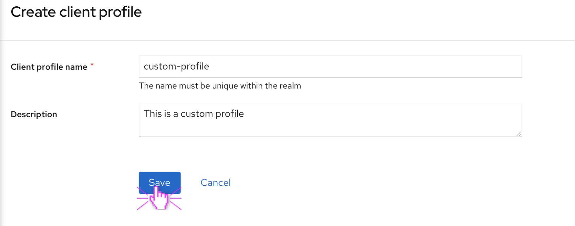 Ux Review Client Policies Profile Creation Cancel Button Should Be The Link Button Style 