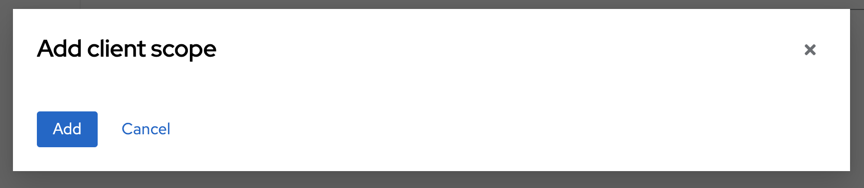 [UX Review] Client policies > configure policy > client scope: the ...