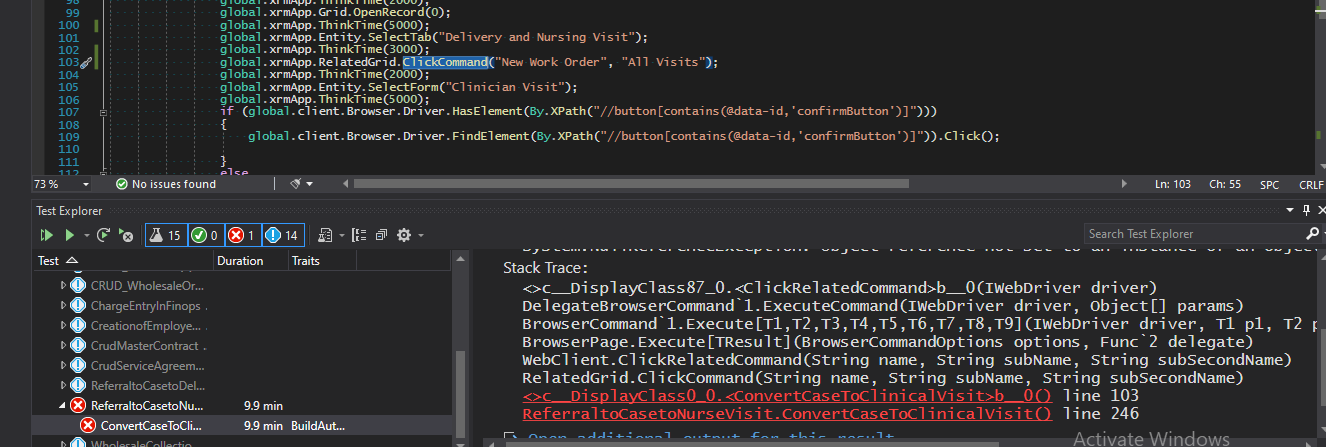 [BUG] Unable to ClickCommand Using RelatedGrid.ClickCommand · Issue #872 · microsoft/EasyRepro ...