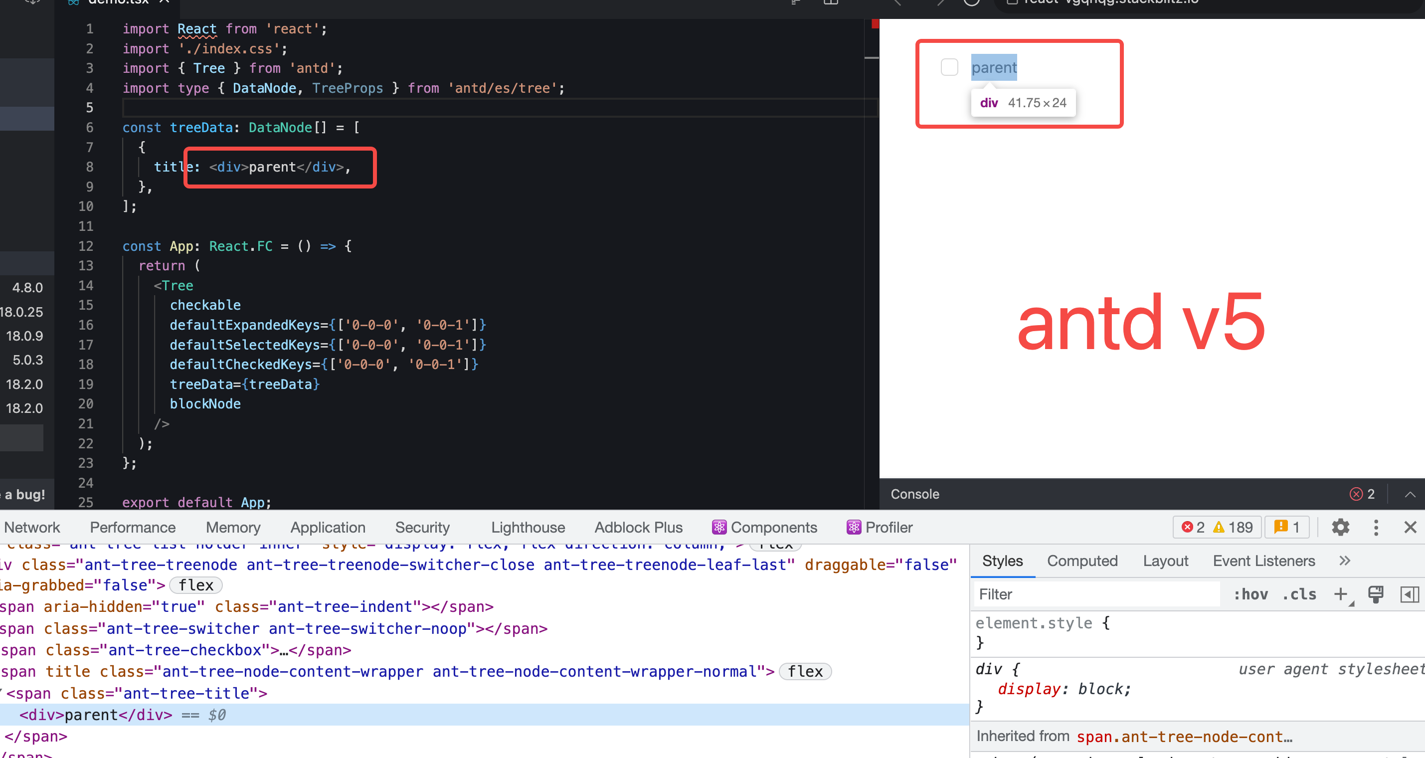 Style of antd5 tree blockNode · Issue #39194 · ant-design/ant-design · GitHub