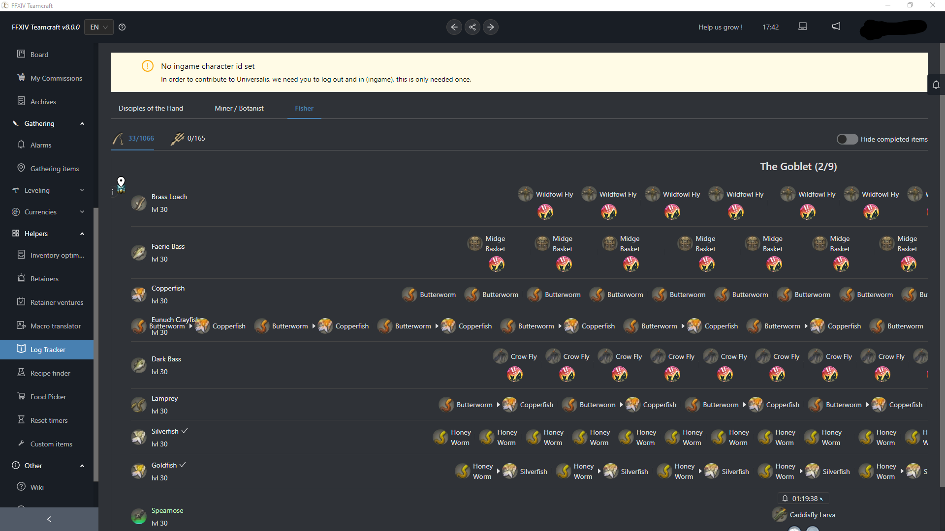 bug: Duplicate baits in the fishing log tracker take too much space · Issue #1810 · ffxiv ...