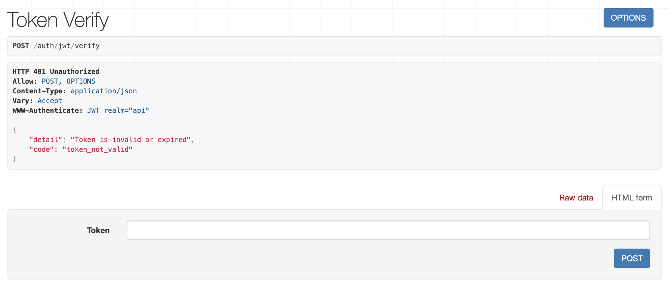 Documentation Issue - jwt verification endpoint · Issue #374 · sunscrapers/djoser · GitHub