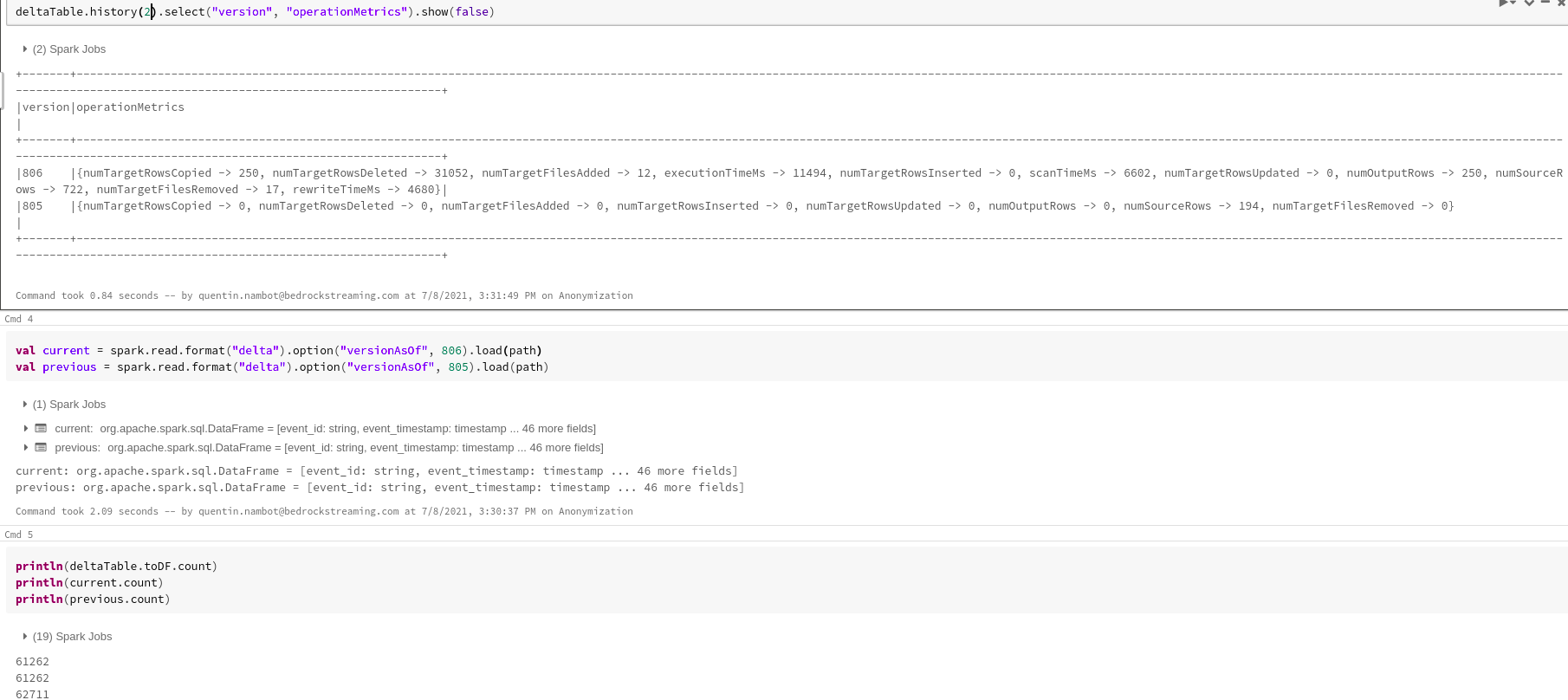 Incoherent value in operationMetrics · Issue #712 · delta-io/delta · GitHub