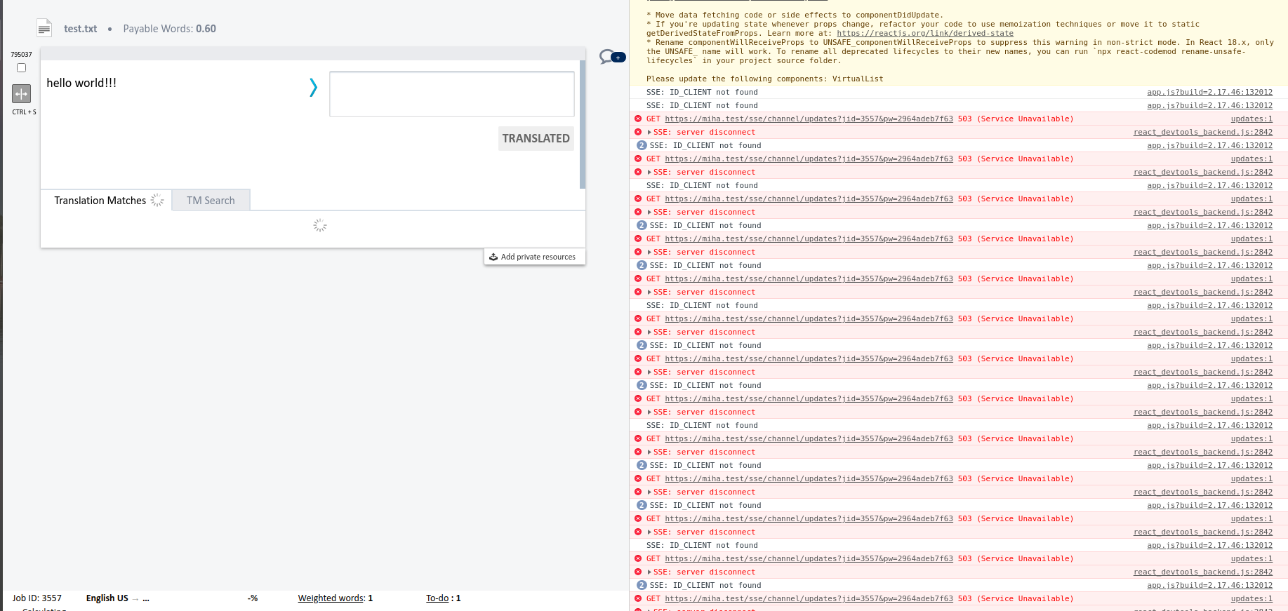 Revise screen Add issues button · Issue #2173 · matecat/MateCat · GitHub