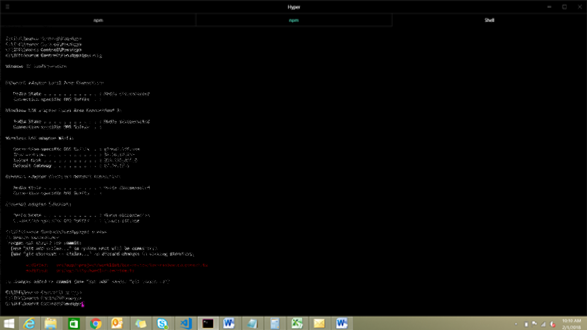 Console not scrolling down automatically when command executed · Issue #2655 · vercel/hyper · GitHub