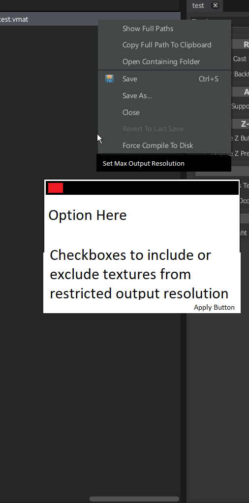 Material Editor - Apply Max Output Resolution to Every Texture · Issue #1910 · Facepunch/sbox ...