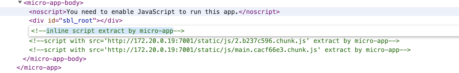子应用中的JS 被自动注释了 · Issue #698 · jd-opensource/micro-app · GitHub