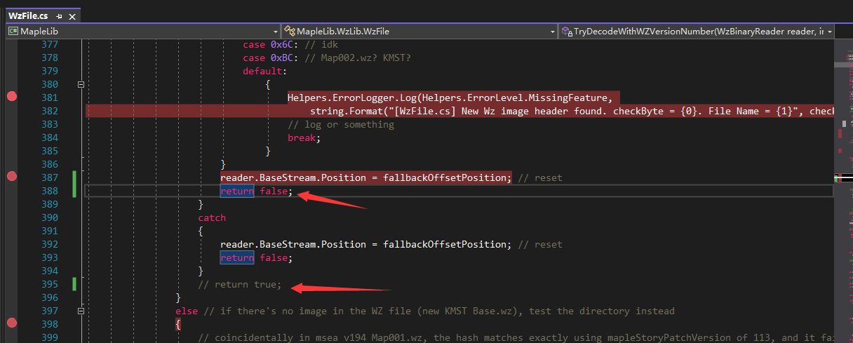 Failed to parse wz on 'staging' branch · Issue #175 · lastbattle/Harepacker-resurrected · GitHub
