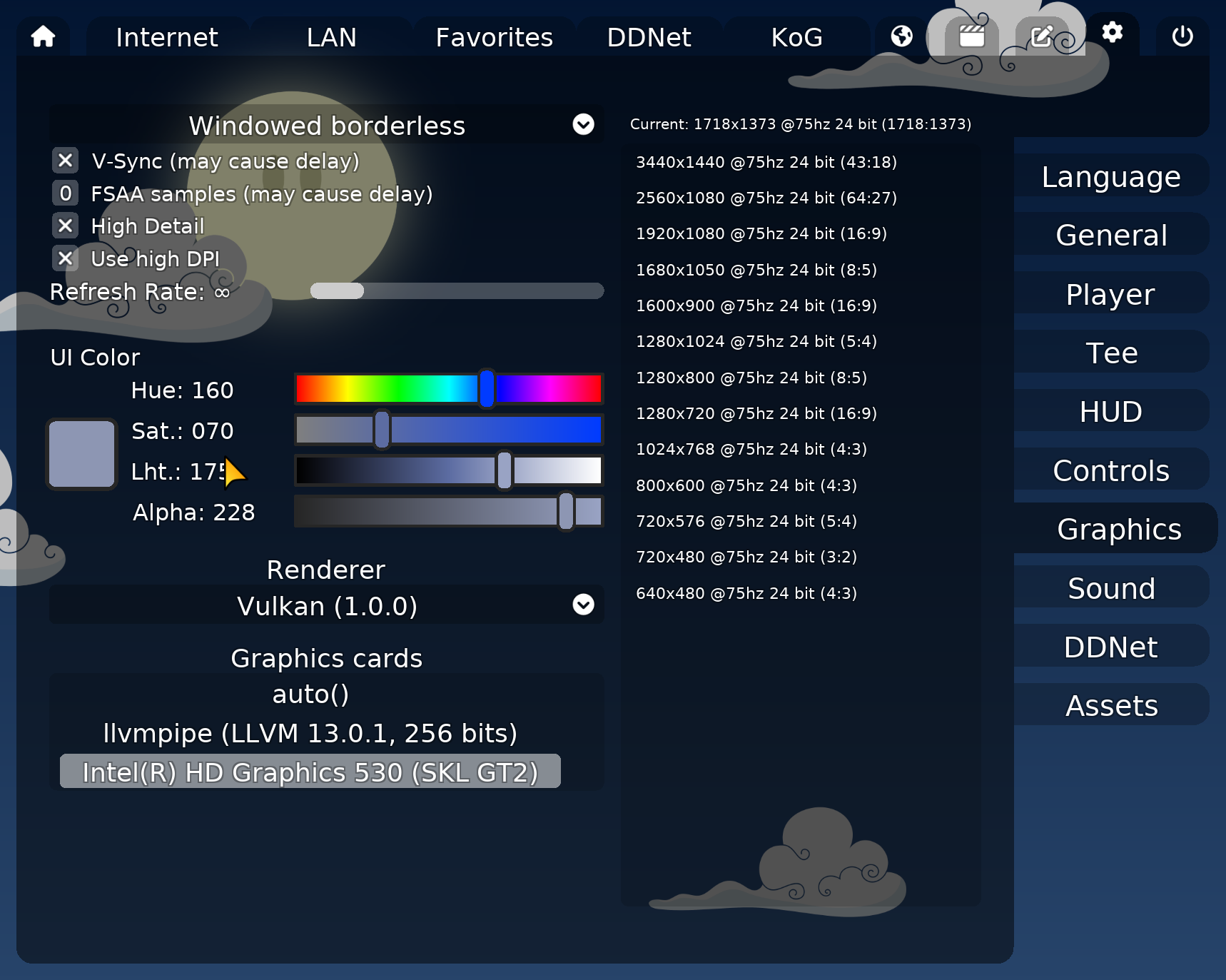 Vulkan: Prefer real GPUs over CPU rendering · Issue #4994 · ddnet/ddnet · GitHub