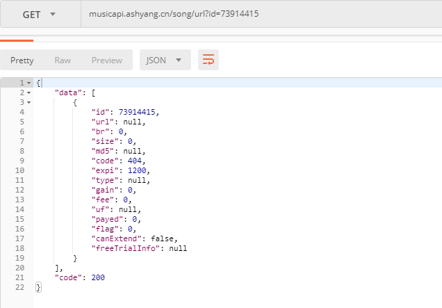 有些音乐url404，且替换audio的src也无效 · Issue #366 · Binaryify/NeteaseCloudMusicApi · GitHub