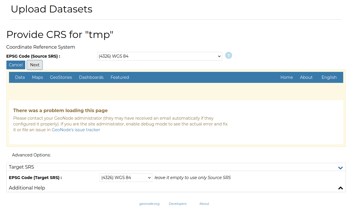 Issue with Uploading CSV · Issue #11098 · GeoNode/geonode · GitHub