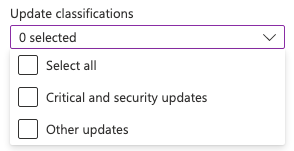 New-AzAutomationSoftwareUpdateConfiguration - Incorrect Linux Package Classifications. · Issue ...