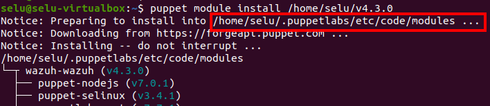 Improve Wazuh puppet module installation · Issue #5127 · wazuh/wazuh-documentation · GitHub