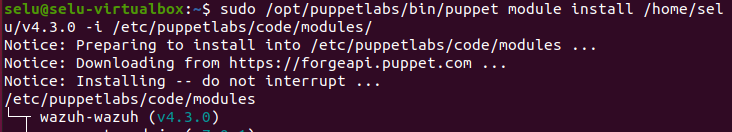 Improve Wazuh puppet module installation · Issue #5127 · wazuh/wazuh-documentation · GitHub