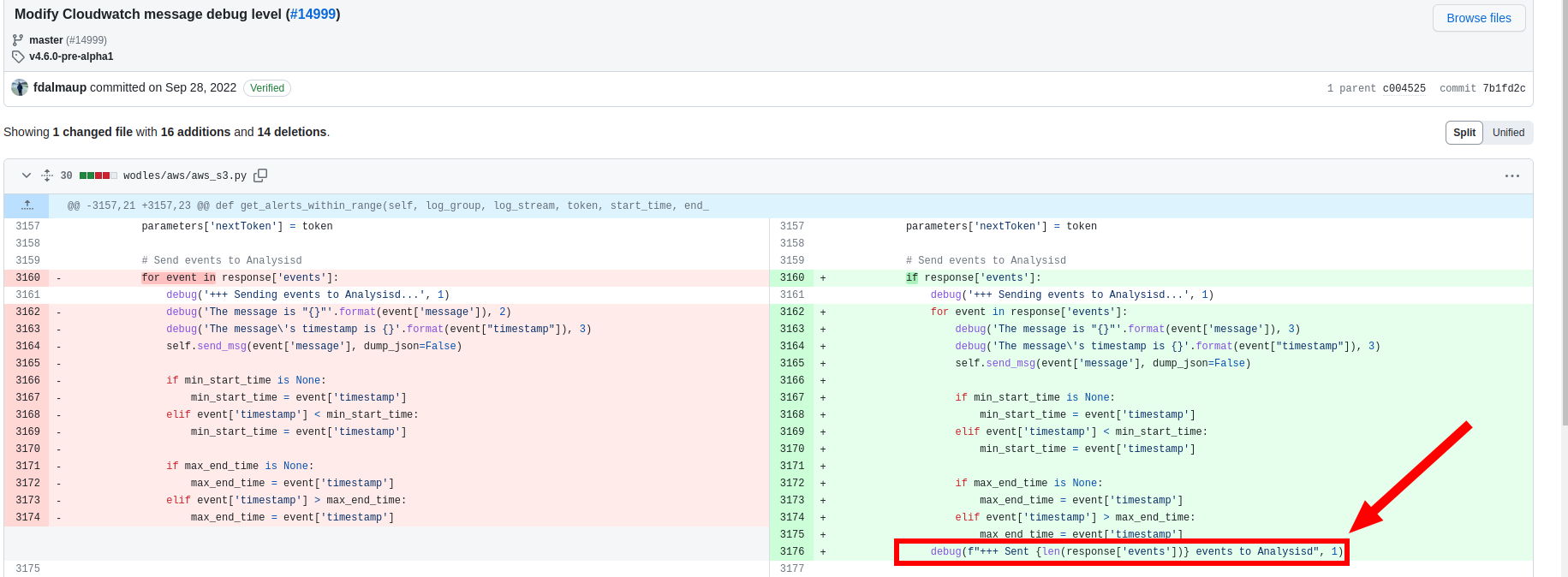 Remove duplicated log in AWS integration after merging branches · Issue #18110 · wazuh/wazuh ...