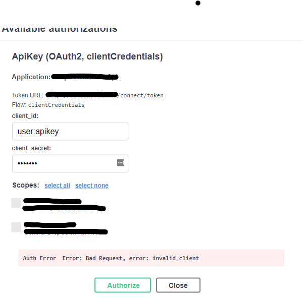 Nswagaspnetcore Swaggerui3 Authorize Form Doesnt Seem To Url Encode Even Though Passed As X 