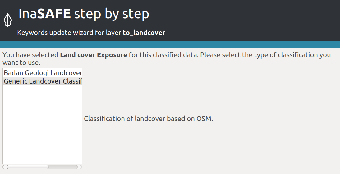 Update Landcover Classification and Fields · Issue #3626 · inasafe/inasafe · GitHub