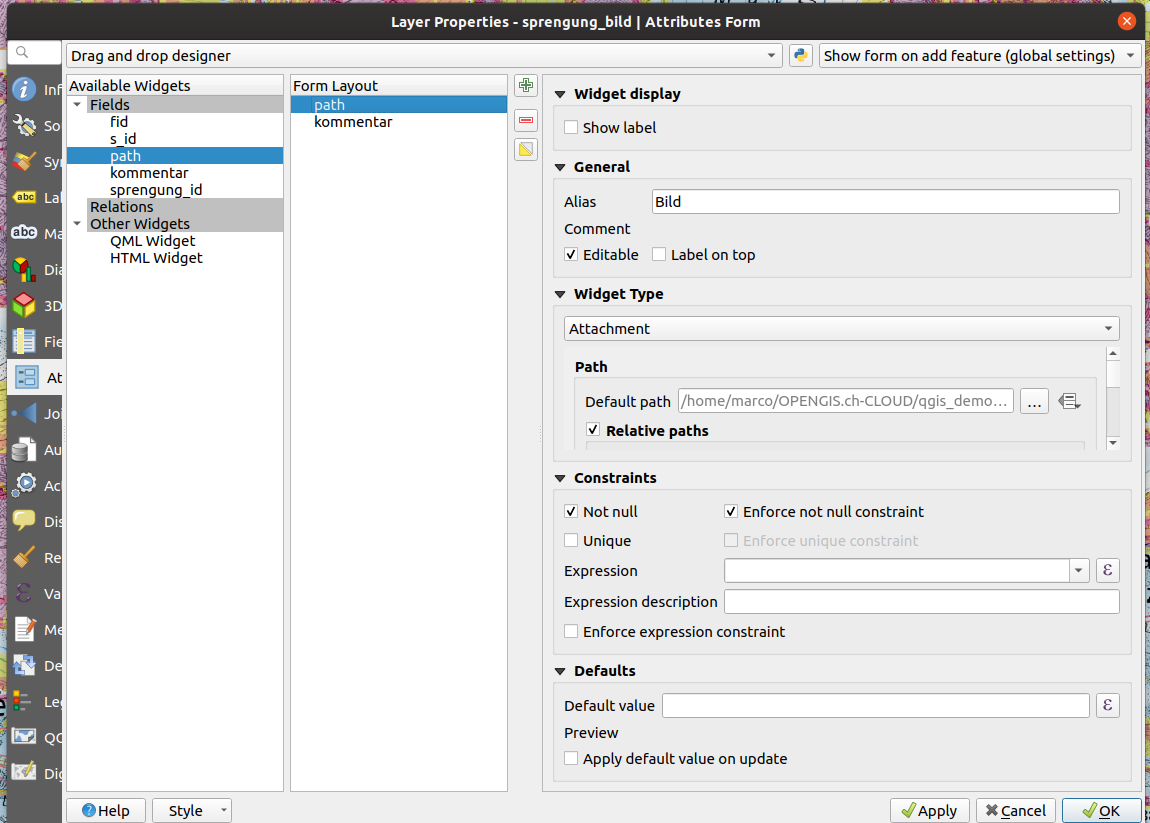 Add 1:n pictures to advanced bee demo project · Issue #799 · opengisch/QField · GitHub
