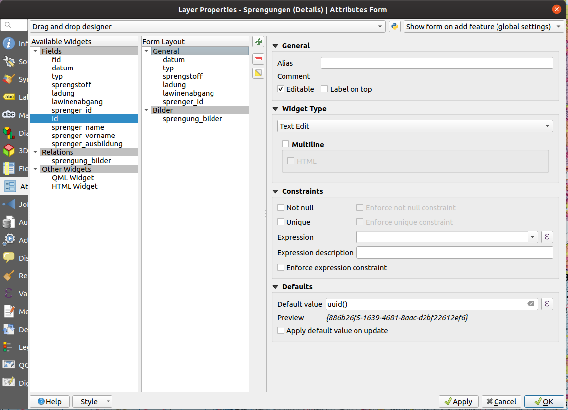 Add 1:n pictures to advanced bee demo project · Issue #799 · opengisch/QField · GitHub