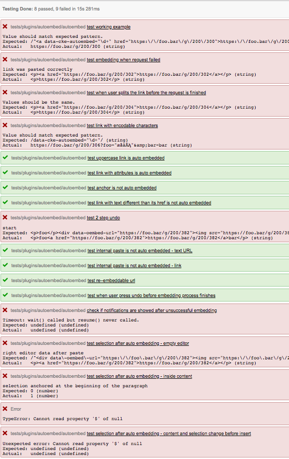 Autolink typing support breaks integration with autoembed plugin · Issue #2340 · ckeditor ...